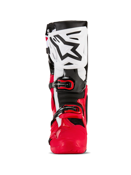 Alpinestars Tech 10 Enduro Boots Bright Red Black White – AT Motocross