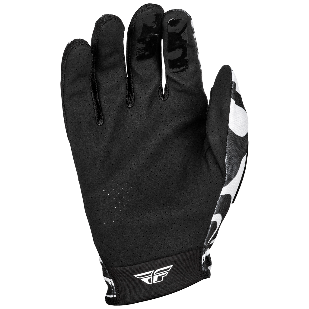 Fly Racing 2025 Lite Gloves Abyss White Black – AT Motocross