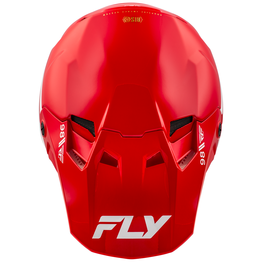 Fly Racing 2025 Formula CC Objective Helmet Red White – AT Motocross