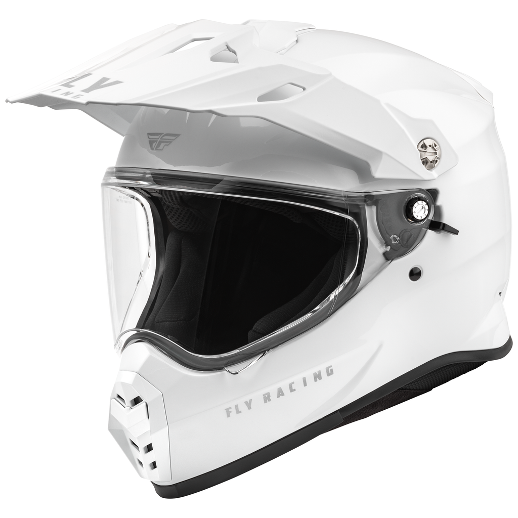 Fly Racing 2025 Trekker Kryptek Solid Helmet White – AT Motocross