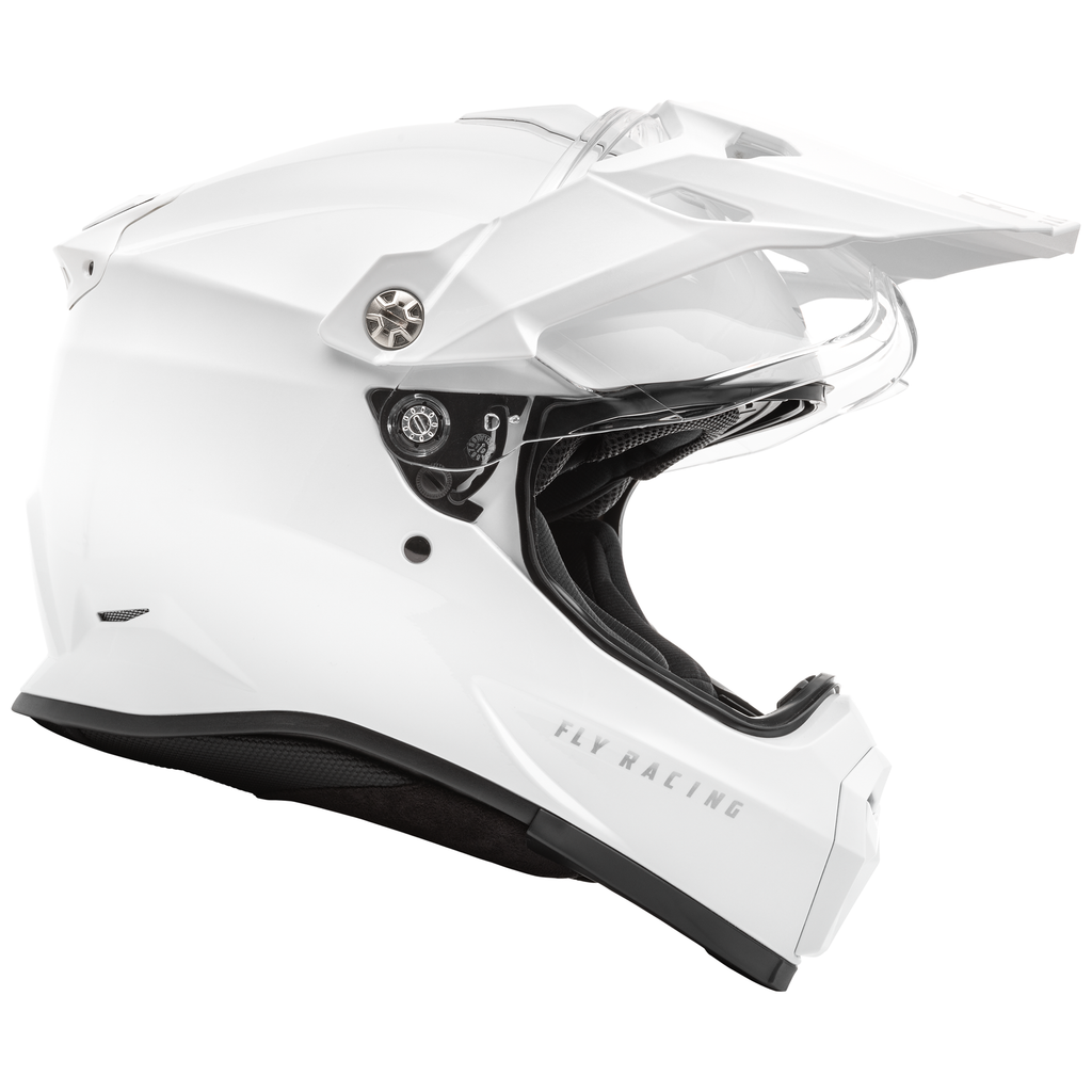 Fly Racing 2025 Trekker Kryptek Solid Helmet White – AT Motocross