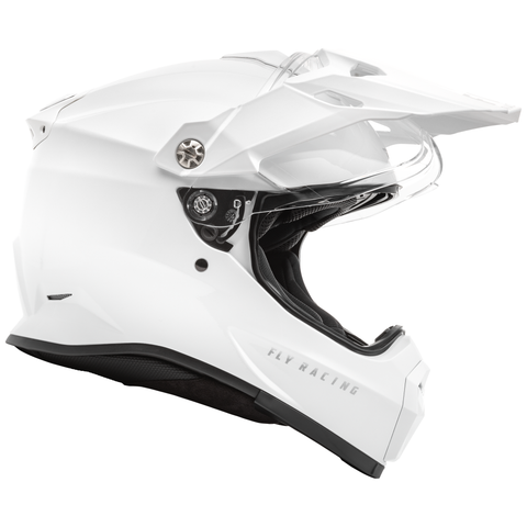 Fly Racing 2025 Trekker Kryptek Solid Helmet White – AT Motocross