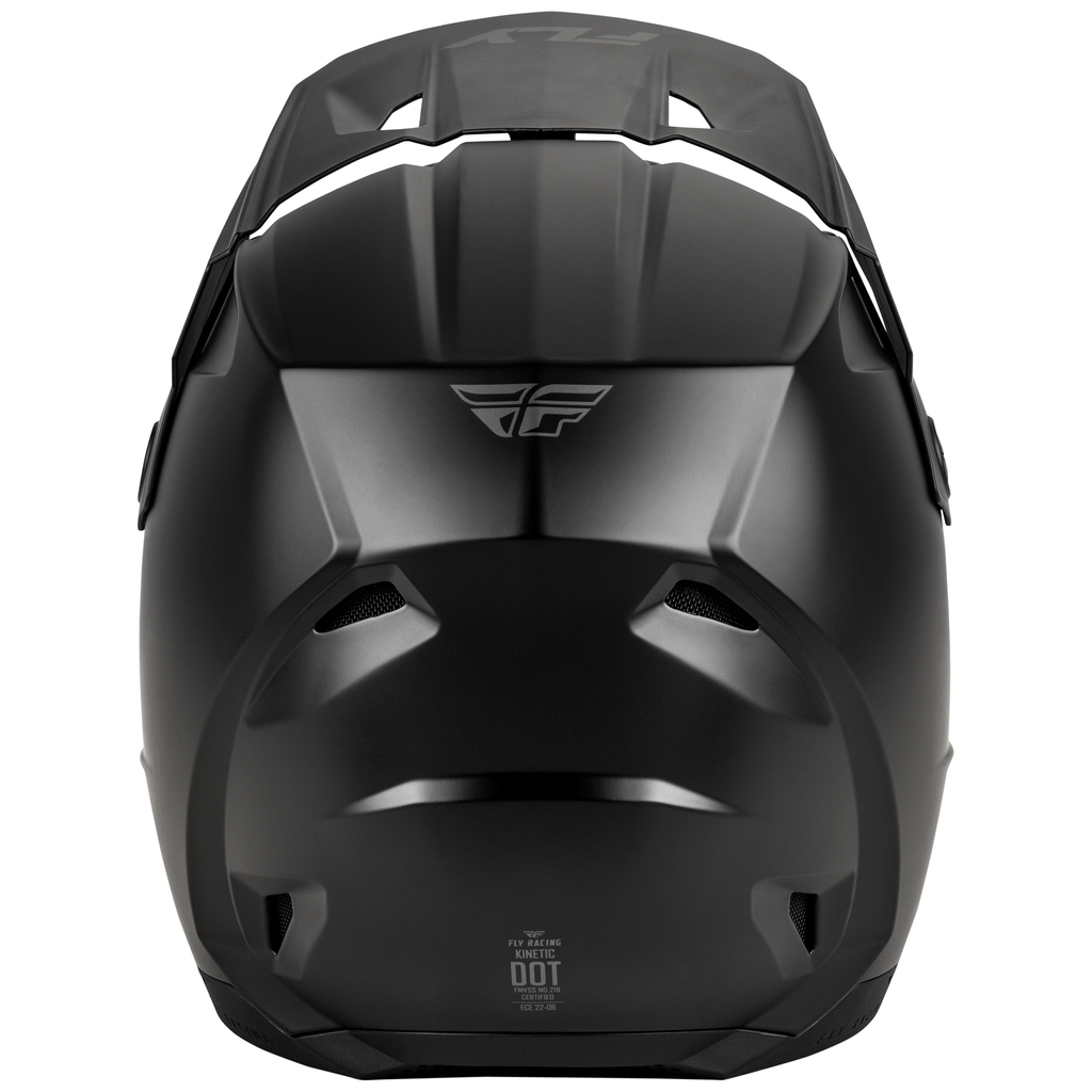 Fly Racing 2025 Kinetic Solid Helmet Matte Black – AT Motocross