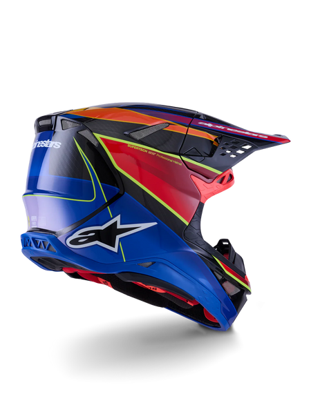 Alpinestars Helmet Supertech SM10 Era Helmet - Blue Red Yellow Fluo Gl ...