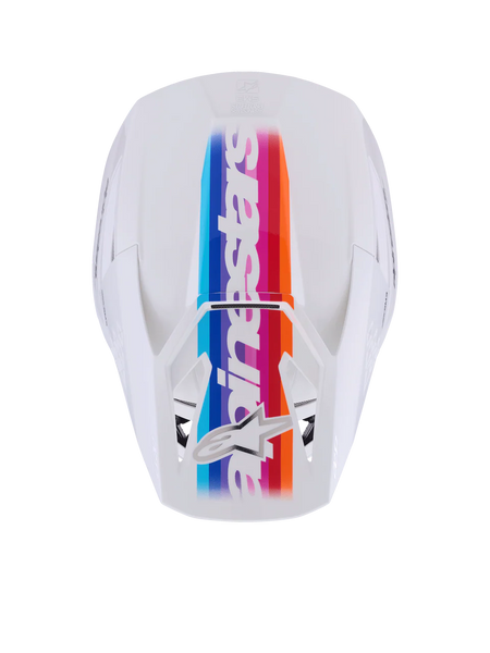 Alpinestars Helmet SM3 Force Helmet White Gloss – AT Motocross