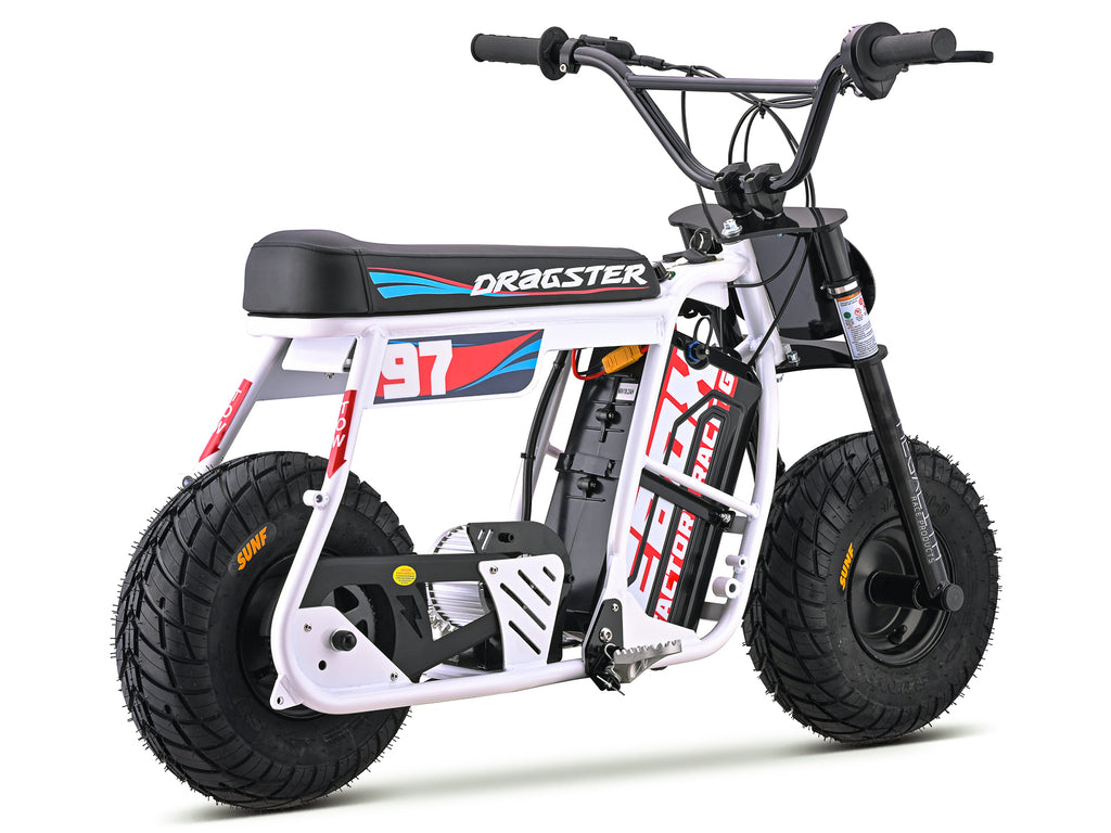 Stomp Ebox Dragster SM Electric Bike - White – AT Motocross