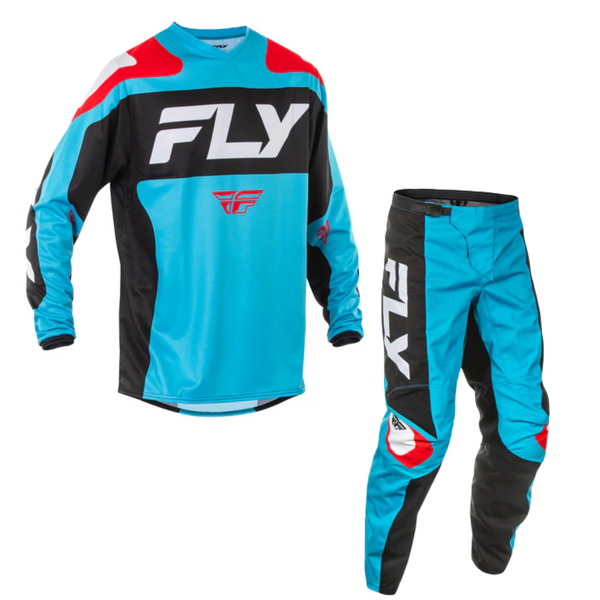 Fly F-16 Combo Cyan Black White – AT Motocross