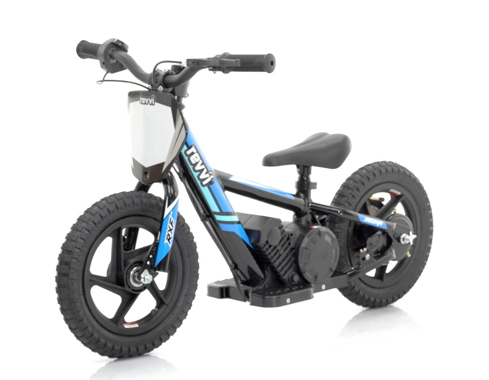 REVVI 12" ELECTRIC KIDS BIKE - BLUE – AT Motocross