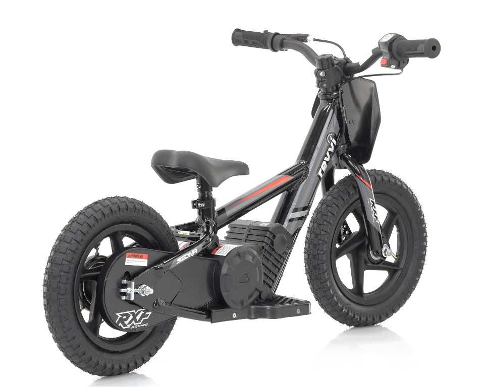 REVVI 12" ELECTRIC KIDS BIKE - BLACK – AT Motocross