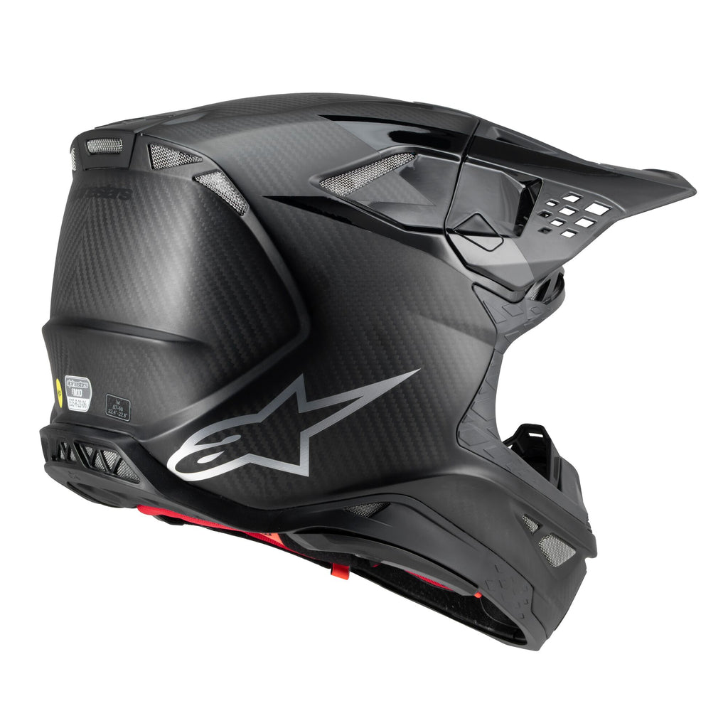 Alpinestars Helmet Supertech SM10 Fame Black Carbon Matt Glossy – AT ...
