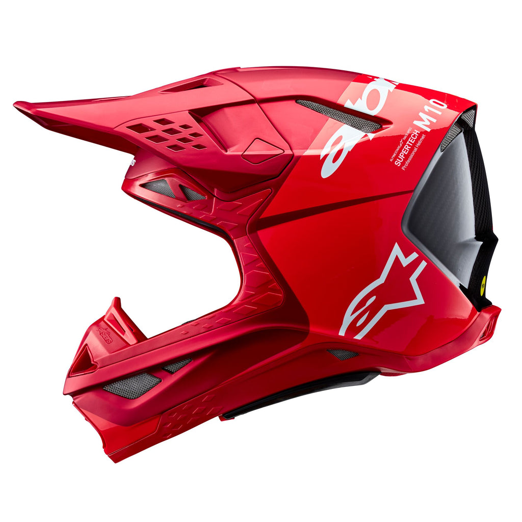 Alpinestars Helmet Supertech SM10 Flood Red Fluo Red Matt Glossy – AT ...
