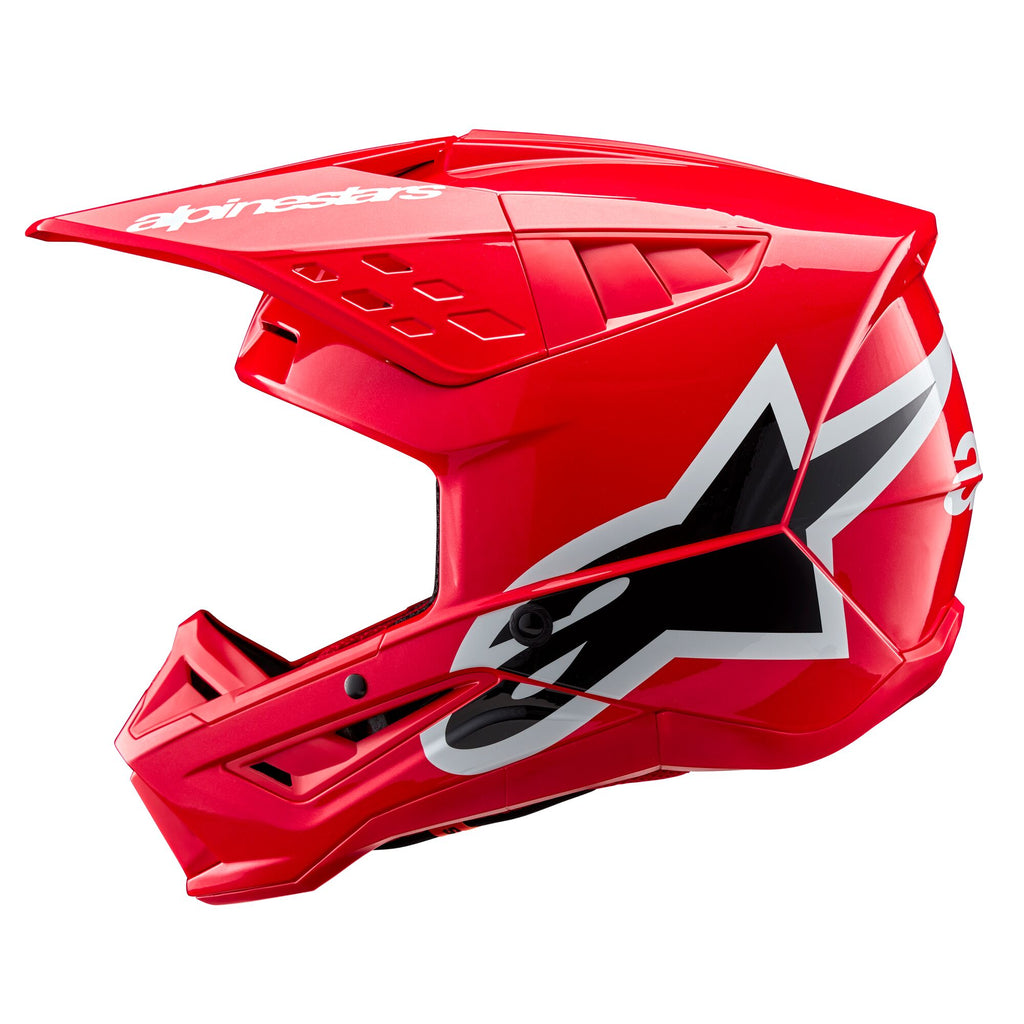 Alpinestars Helmet SM5 Corp Bright Red Glossy – AT Motocross