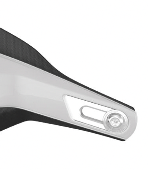 Polisport Blazer Handguards - White Black – AT Motocross