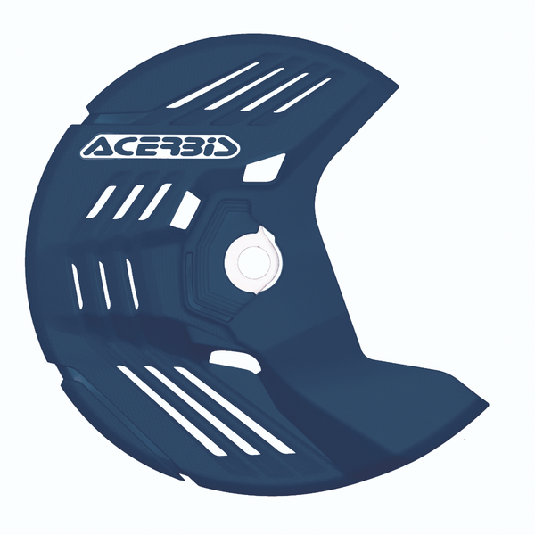 Acerbis Linear Husqvarna Blue Front Disc Protector - Axle Nut Mounted ...