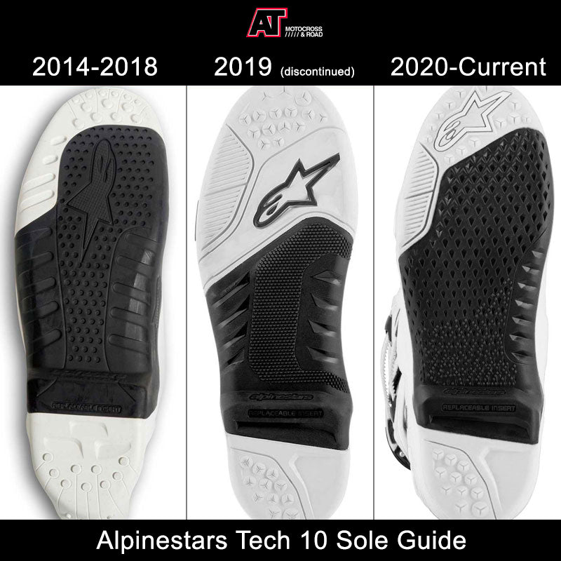 Alpinestars Tech 10 Outer Boot Sole Centre Inserts – AT Motocross