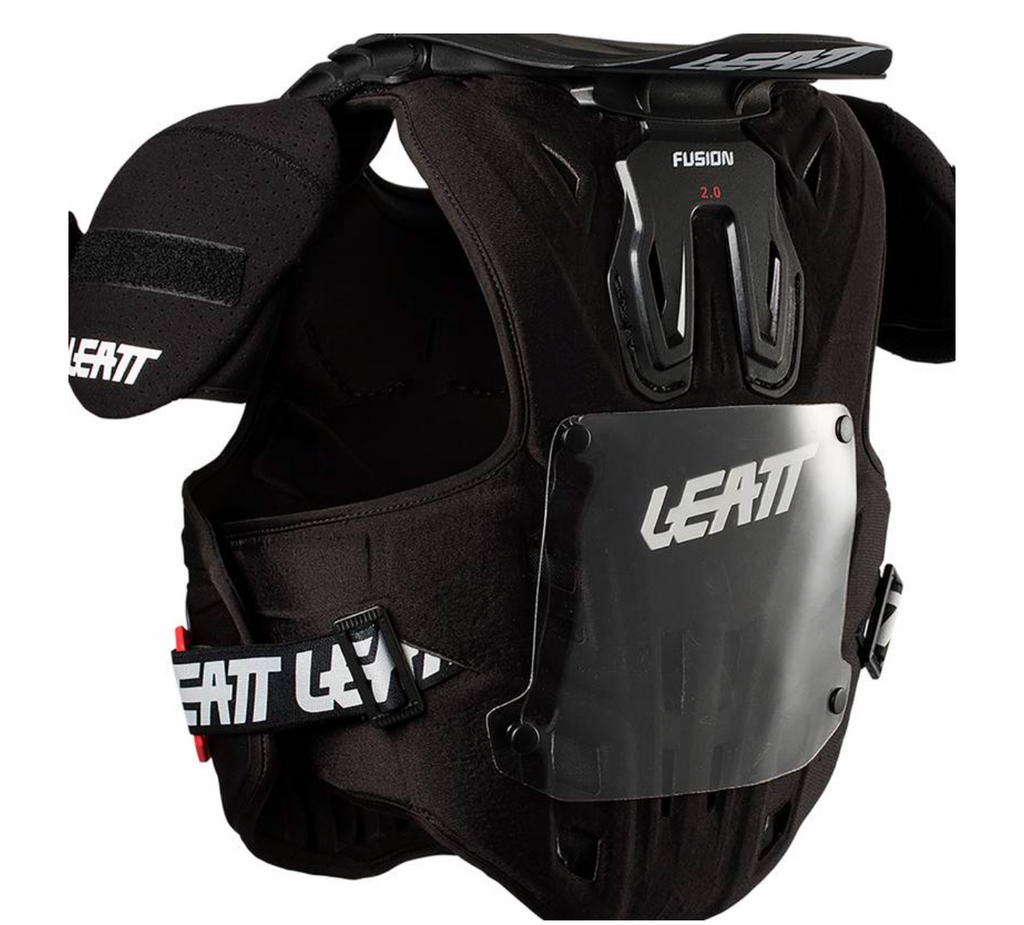 Leatt Fusion 2.0 Kids Black Body Armour & Neck Brace – AT Motocross