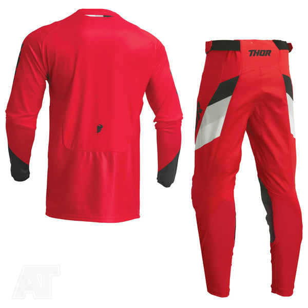 Thor Pulse Tactic Red Kit Combo – AT Motocross
