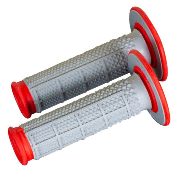 Renthal Dual Compound Diamond Enduro Motocross grips - Red – AT Motocross