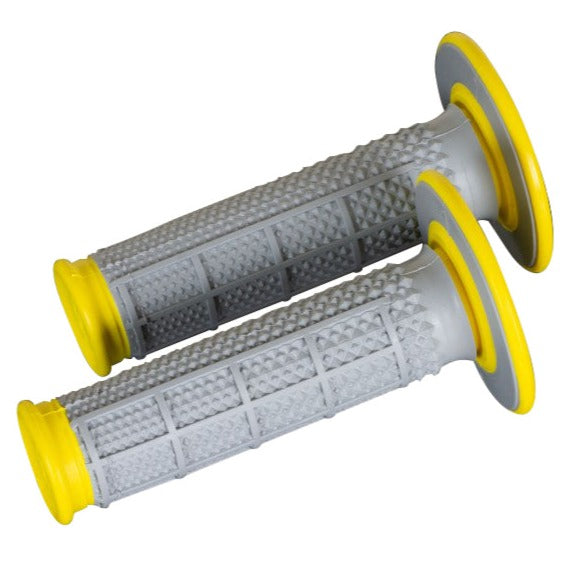 Renthal Dual Compound Diamond Enduro Motocross grips - Yellow – AT ...