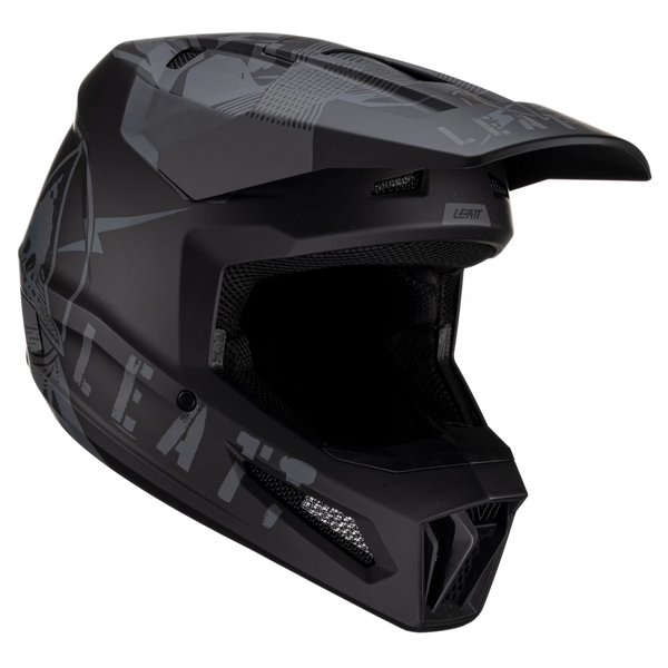 Leatt 2.5 V24 Stealth Motocross Helmet – AT Motocross