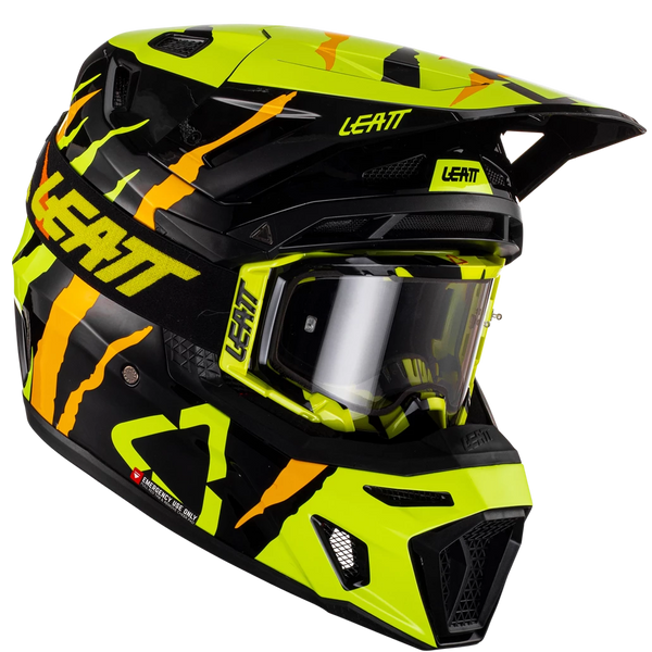 Leatt 8.5 V23 Citrus Tiger Helmet & Goggles – AT Motocross
